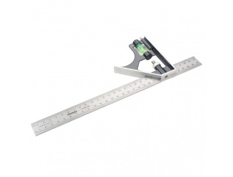 Combination ruler with level attachment 300mm CHANGLU TOOLS - CL707130