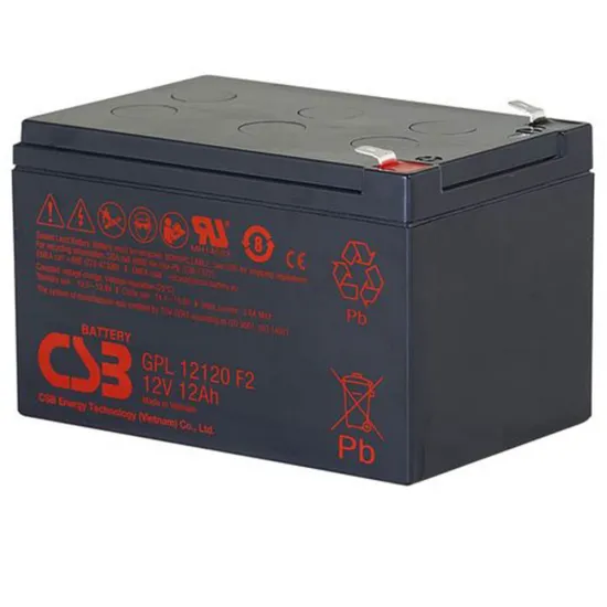 Lead acid battery 12V 12Ah GPL AGM VRLA CSB Battery - CSB-GPL12120