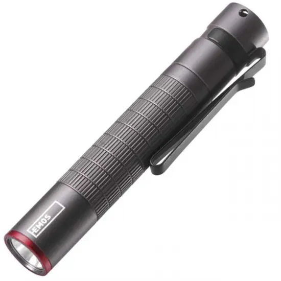 CREE LED Metal Flashlight Ultibright 50, 100lm, 65m, IP65, 1xAAA EMOS ...