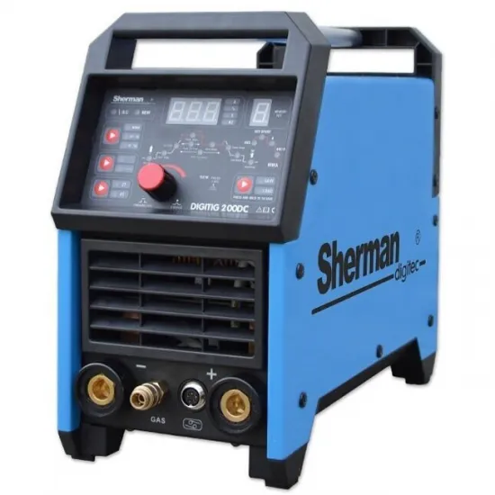 Welding machine DIGITIG 200DC, TIG, 200A, 230V Sherman